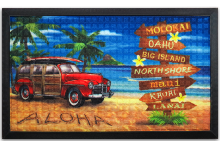 Beach Sign Magnet Clip - Tropical Decor Accessory