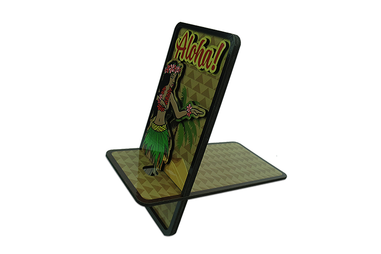 Hula Girl Phone Stand – Hawaiian Island Desk Accessory
